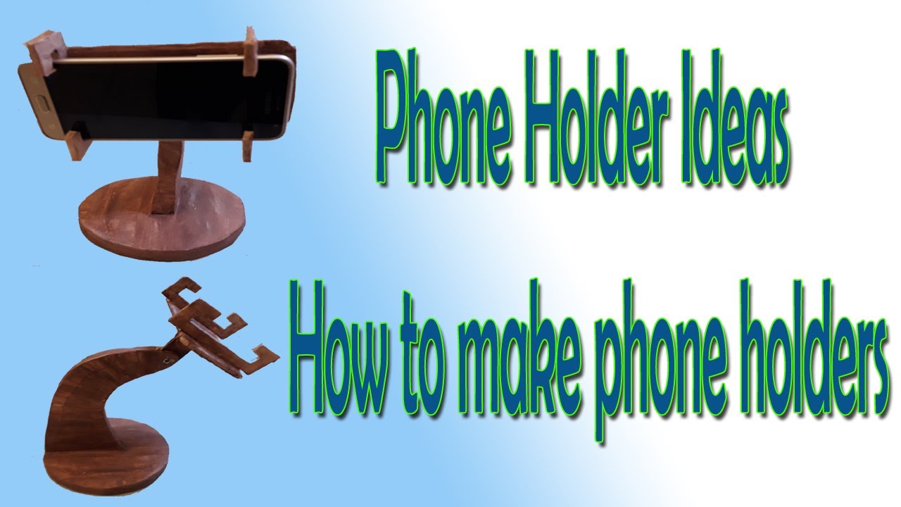 How to make phone holders Easy Phone Holder Ideas - YouTube