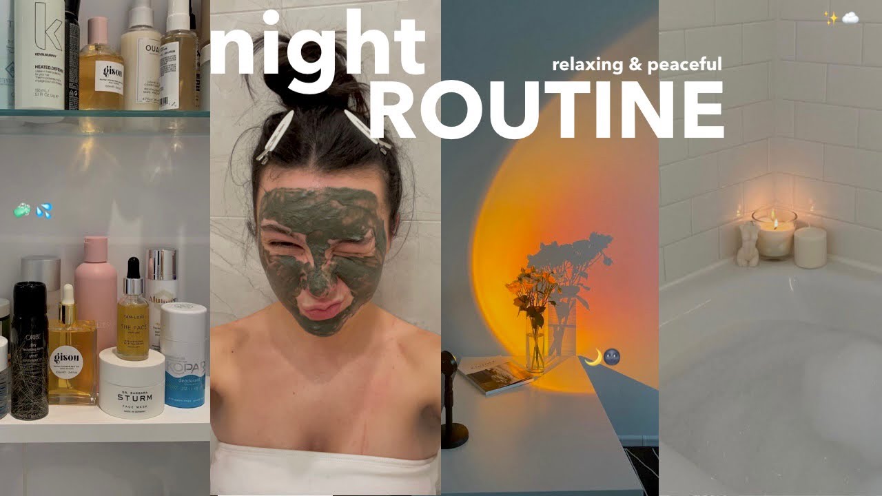 7pm NIGHT ROUTINE: how I relax & unwind *self care* 🌙☁️ - YouTube