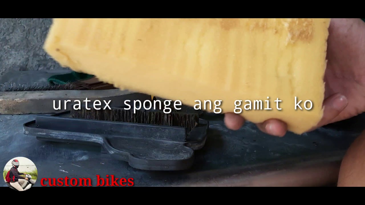 Honda wave 100 stock air filter bili bago o diy??? - YouTube