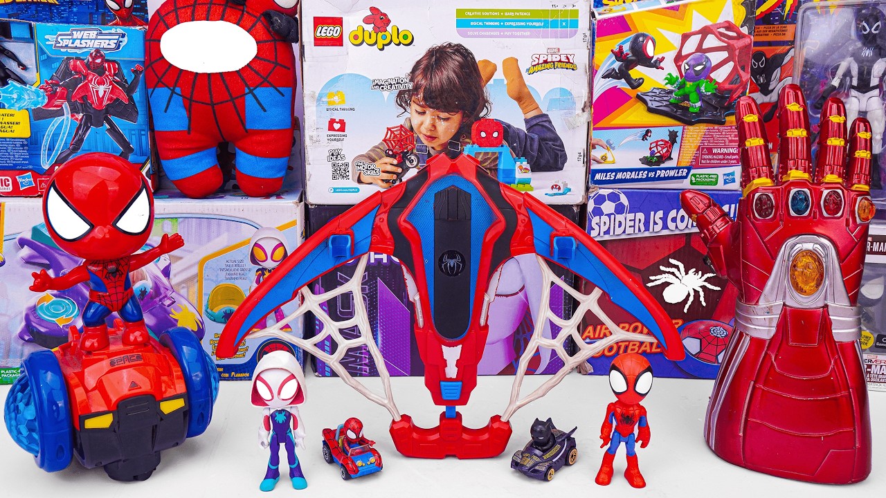 Marvel Spiderman Toys Unboxing Review | Spider Man Bow & Arrow | Marvel ...