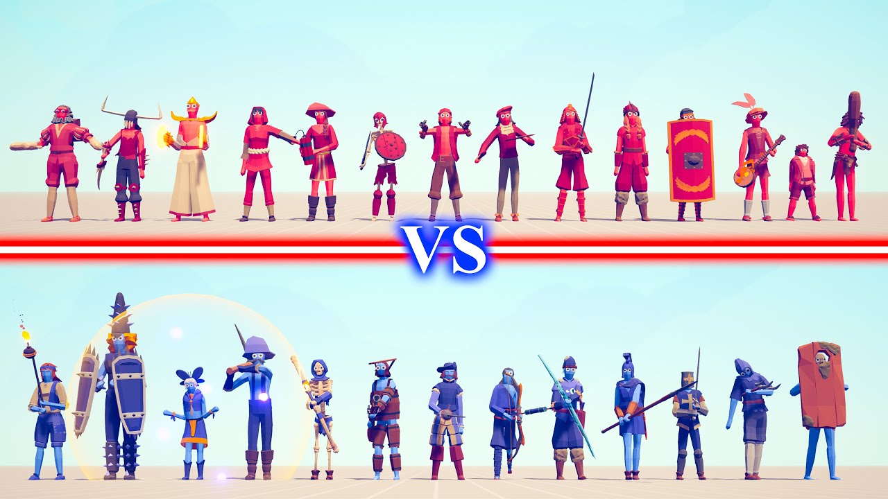 TIER 1 Team vs TIER 2 Team - Totally Accurate Battle Simulator TABS ...