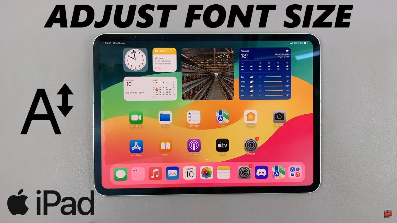 How To Change Font Size On IPad YouTube How To Change Font Size On IPad YouTube