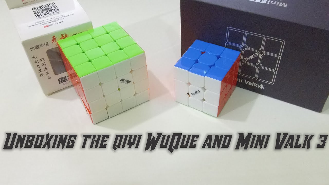 Unboxing The Qiyi WuQue and Mini Valk 3! | CubeNation - YouTube