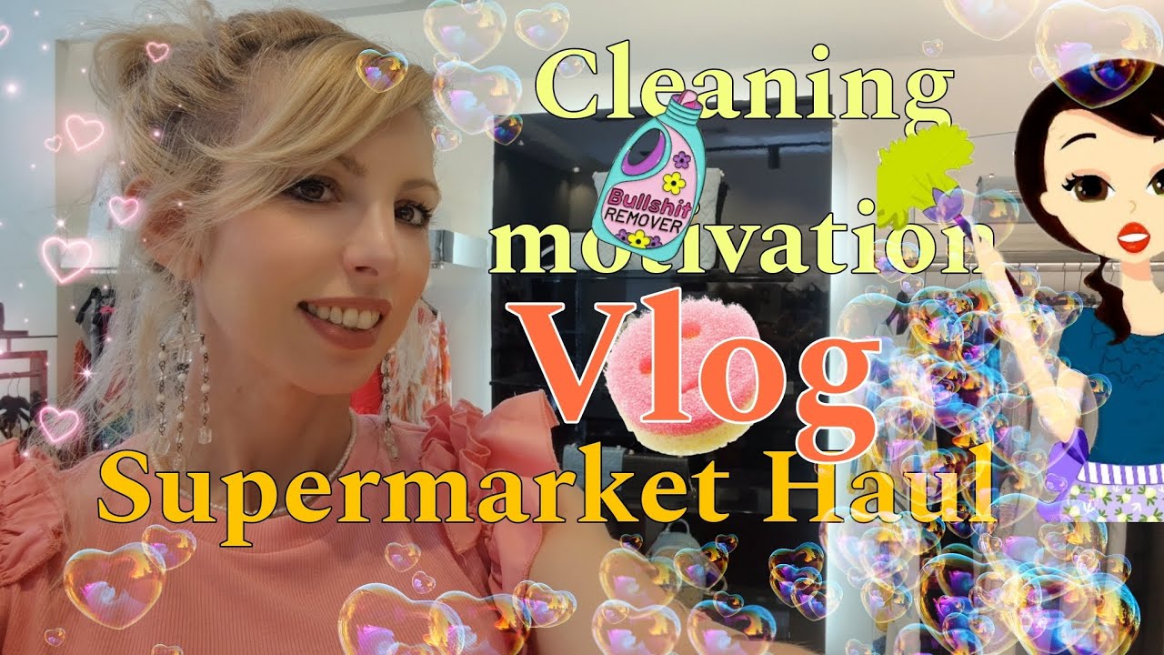 Cleaning motivation||#haul ️Τι πήρα πάλι;🥰 Supermarket Haul#vlog🏄🤽Πάμε ...