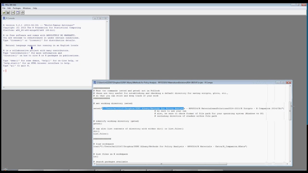 Tour of RStudio - YouTube