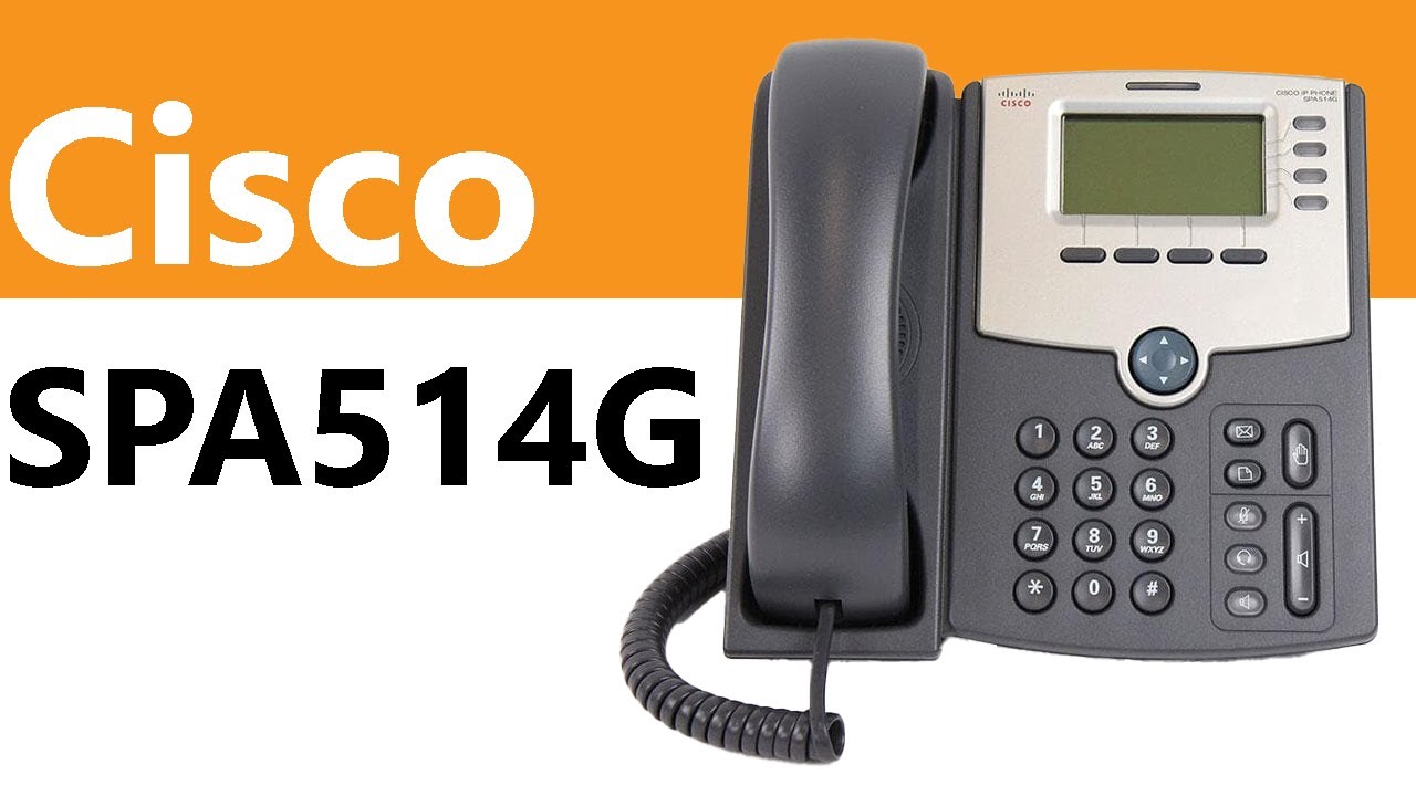 Cisco SPA514G 4 line IP Phone - Product Overview - YouTube