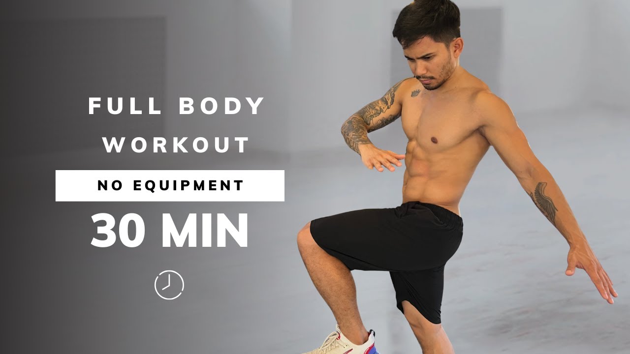 30 Min FULL BODY WORKOUT | Fat Burn | No Equipment - YouTube