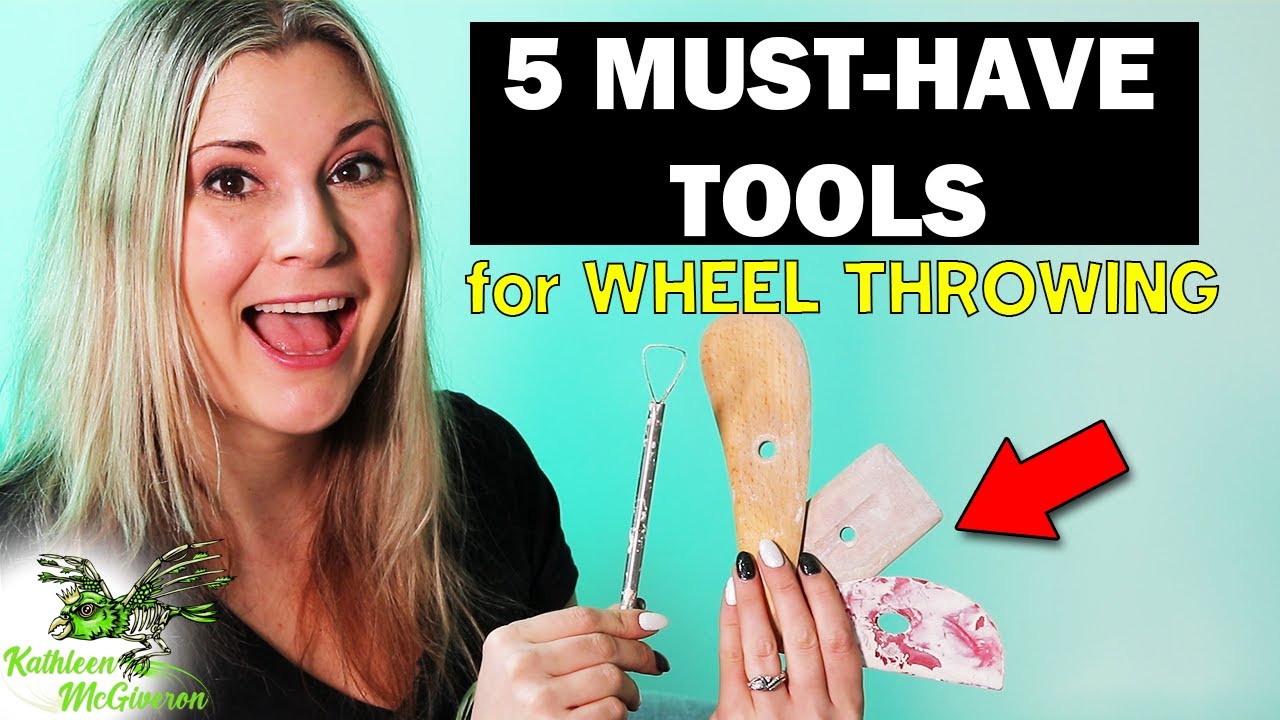 5 Must-Have Tools for Wheel Throwing Pottery for Beginners - YouTube