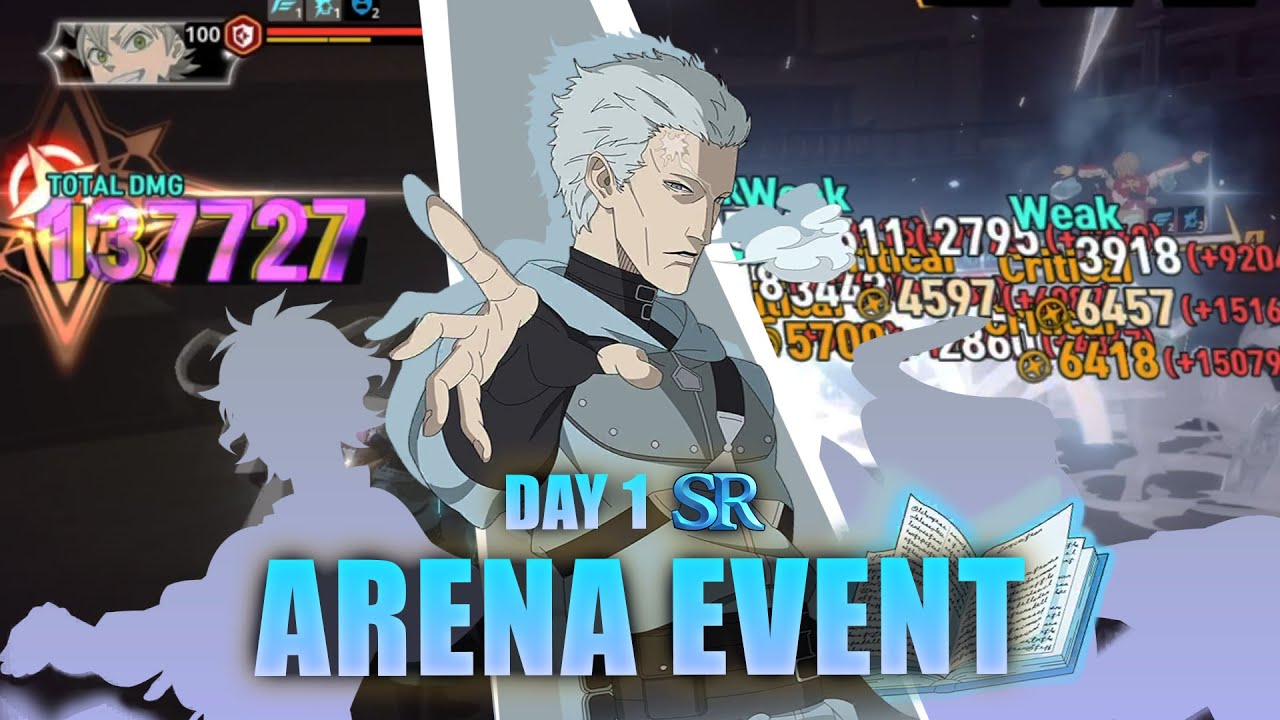 Fun Gameplay Heath Grice Nuking the Event Arena | Black Clover Mobile ...