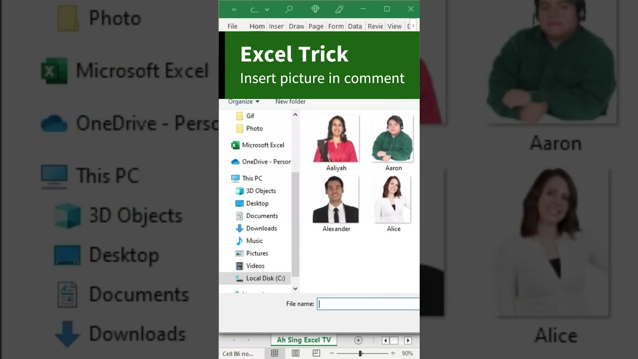 Excel Trick To Insert Picture In Comment Box YouTube Excel Trick To Insert Picture In Comment Box YouTube