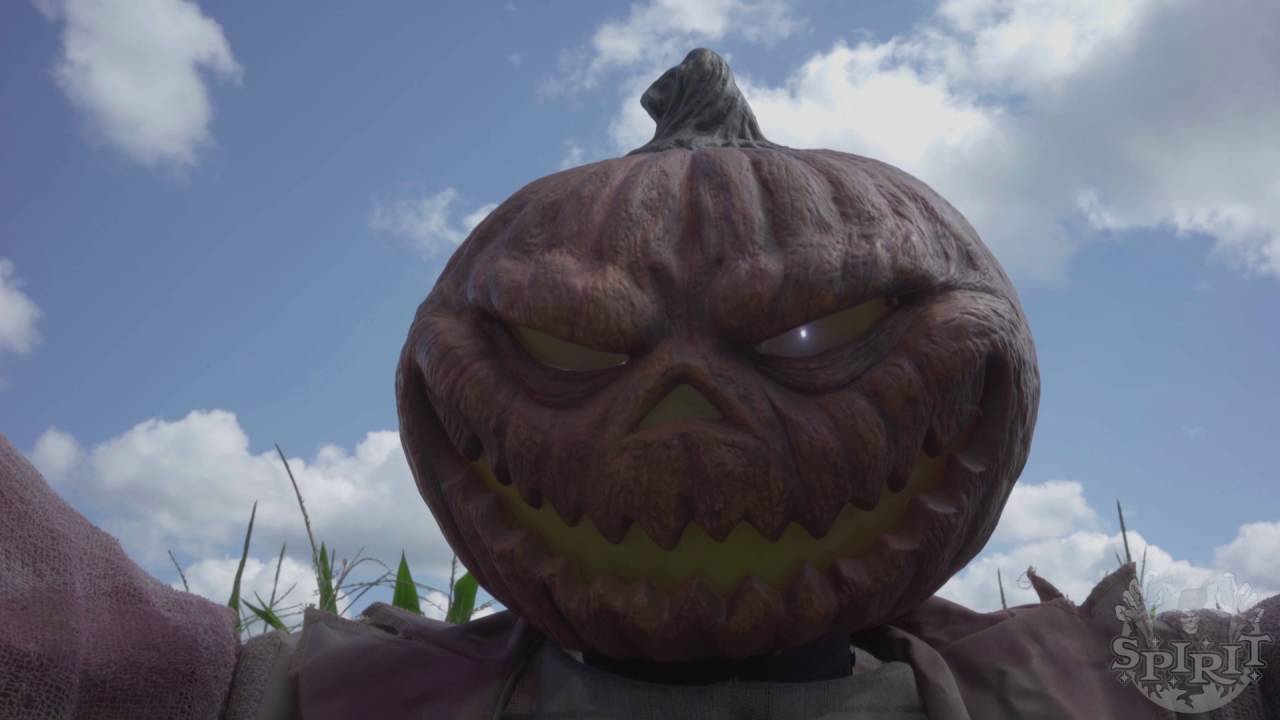 7 Ft Corn Stalker Animatronic - Spirit Halloween - YouTube