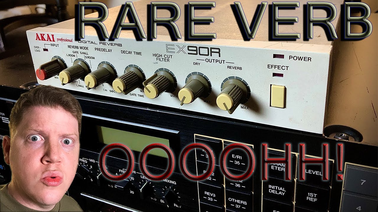 RARE VINTAGE REVERB: Akai EX90R Digital Reverb - YouTube