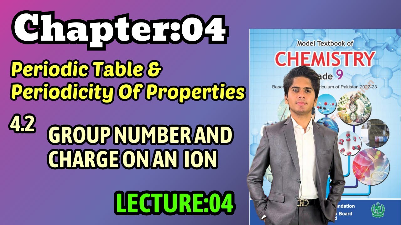4.2 Group No & Charge on an Ion | Chap 4 Periodic Table | class 9 ...