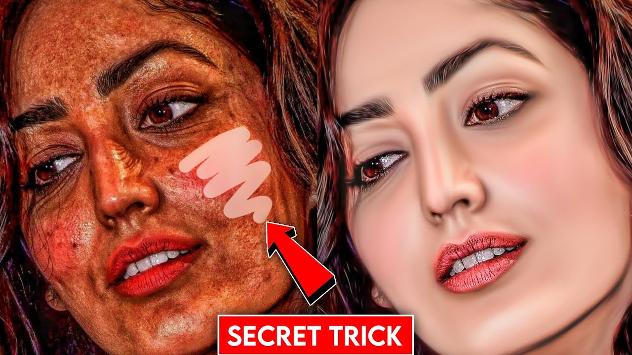 ( SECRET TRICK ) face smooth kaise kare Autodesk sketchbook | Face ...