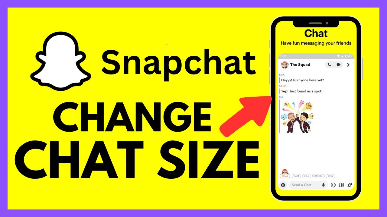 How to Change Chat Size on Snapchat 2025? - YouTube