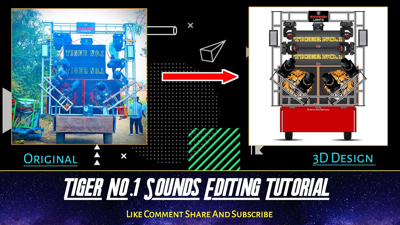 टायगर साऊंड कैसे बनते हैं || Tiger No.1 Sounds Editing Tutorial || RA ...