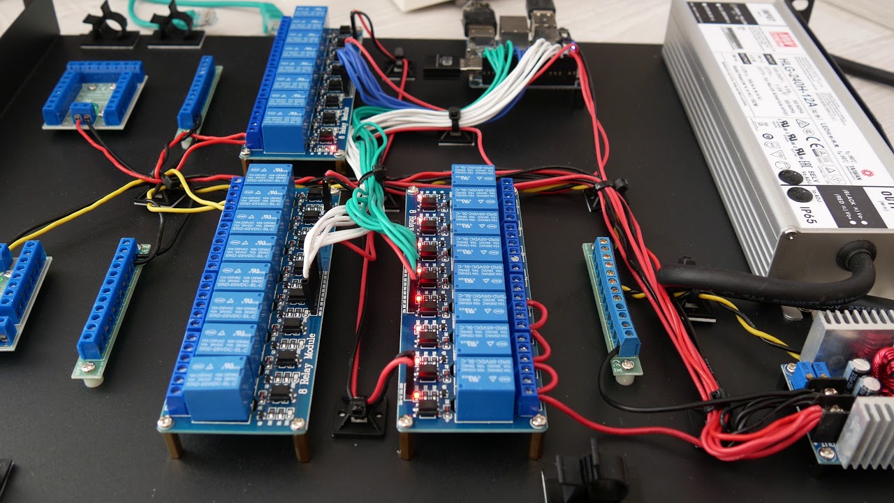 24 channel 12V & 5V PDU - YouTube