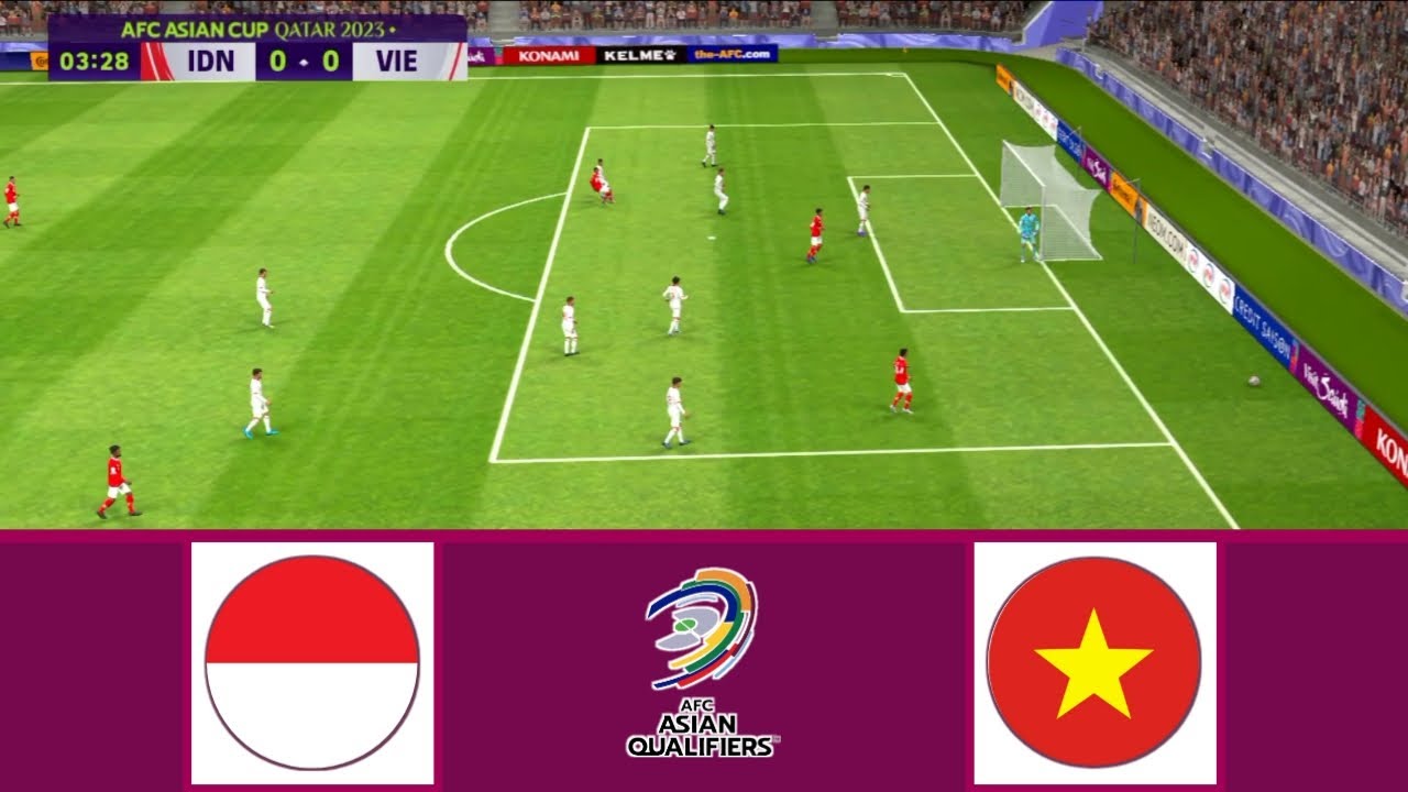 INDONESIA VS VIETNAM | WCQ ASIA 2026 | FOOTBALL LIFE 2023 - YouTube