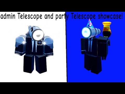 ADMIN TELESCOPE AND PARTY TELESCOPE SHOWCASE! |super box siege defense ...