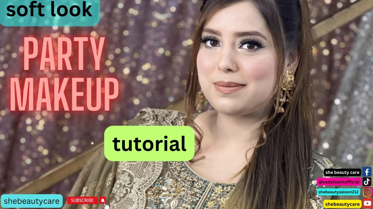 soft makeup look for party // makeup tutorial soft look // She beauty ...