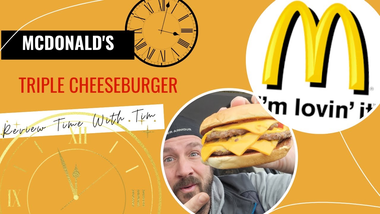 McDonald's Triple Cheeseburger @McDonalds - YouTube