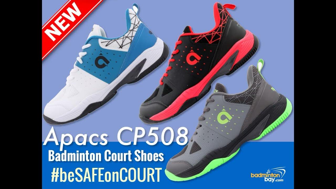 2022 Apacs Cushion Power CP508 Badminton Court Shoes - YouTube
