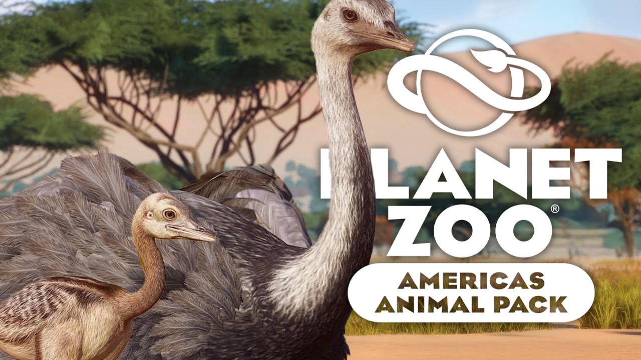 First Look At The GREATER RHEA Coming To Planet Zoo! | Americas Animal ...