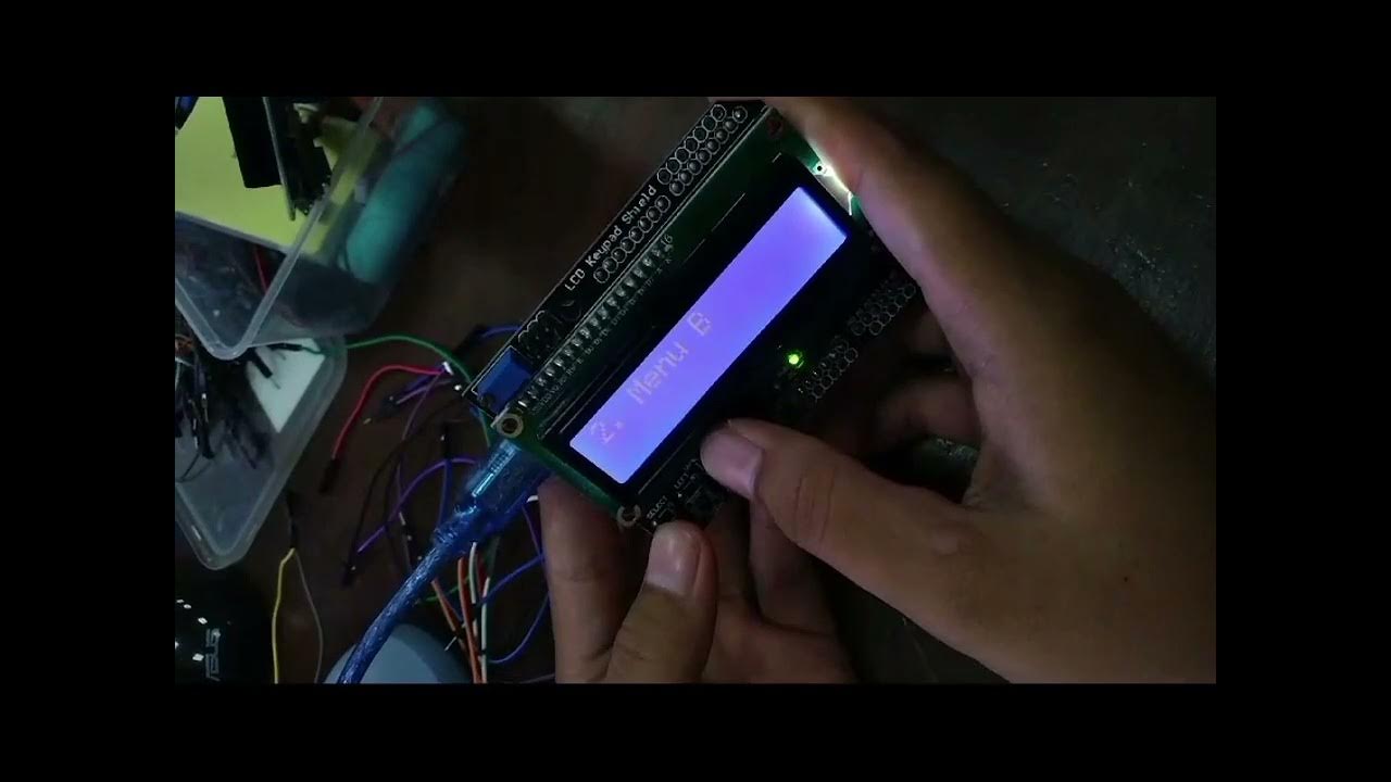Praktek Rangkaian LCD Text Menggunakan Mikrokontroler Arduino - YouTube