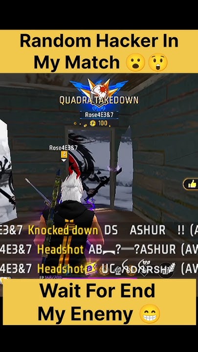 Impossible 🍷|| Random Hacker 😲|| #freefire #shortsfeed #hakaitv # ...