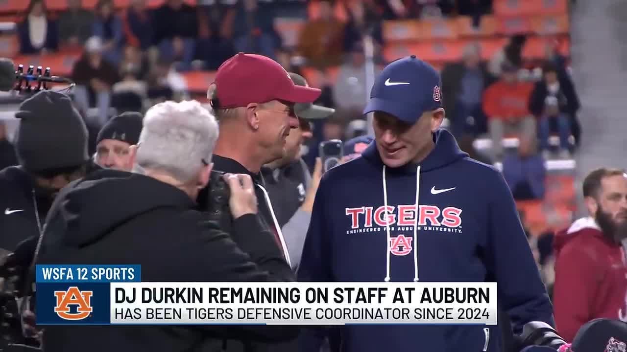 DJ Durkin remaining on staff at Auburn - YouTube