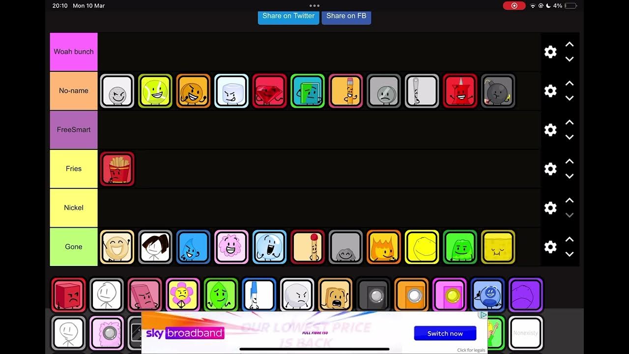 BFDIA elimination order - YouTube