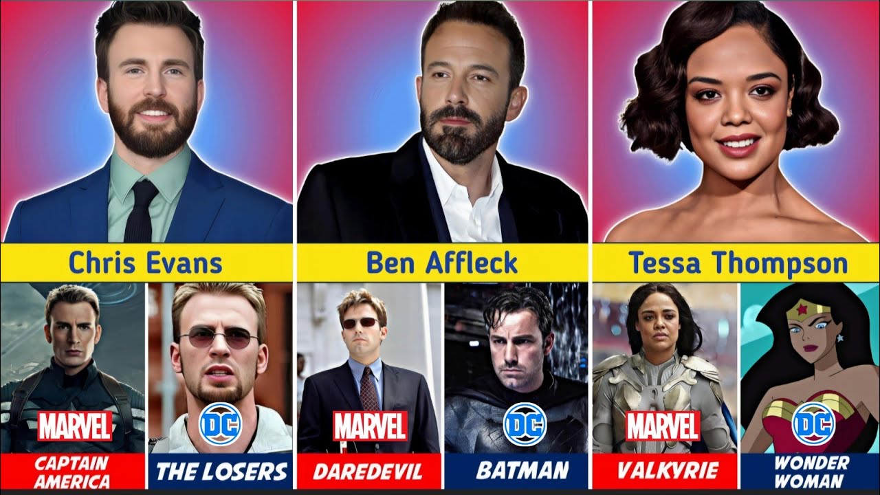 30+ Actors Who Played in Both Marvel and DC Movies! - YouTube
