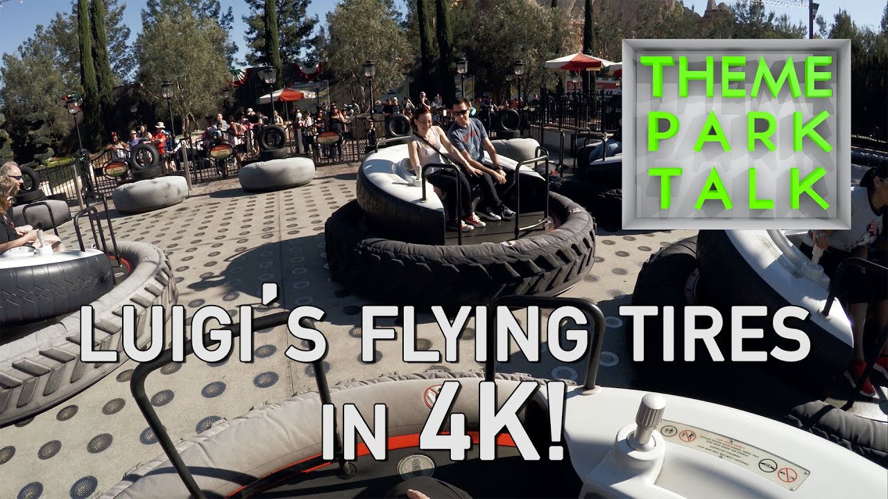 Luigi's Flying Tires at Disney California Adventure in 4K - YouTube