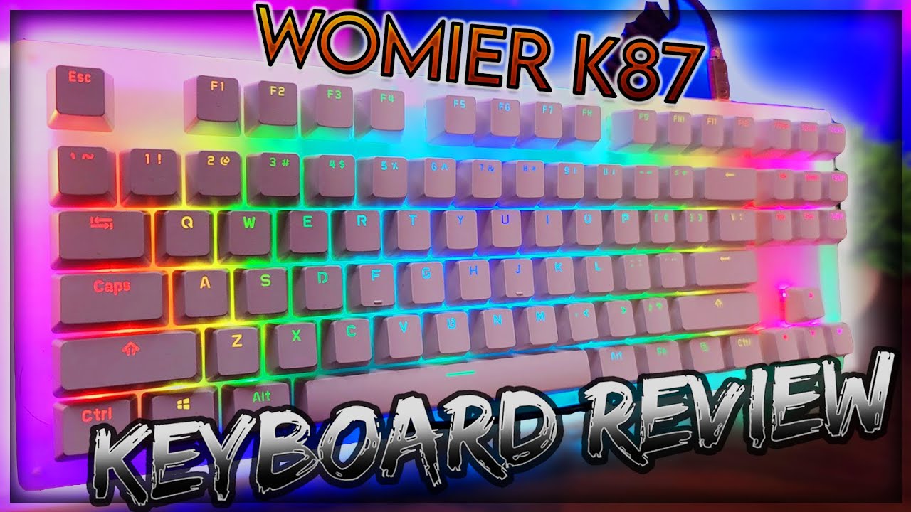 Womier/Gamakay K87 Keyboard Review + Unboxing - YouTube