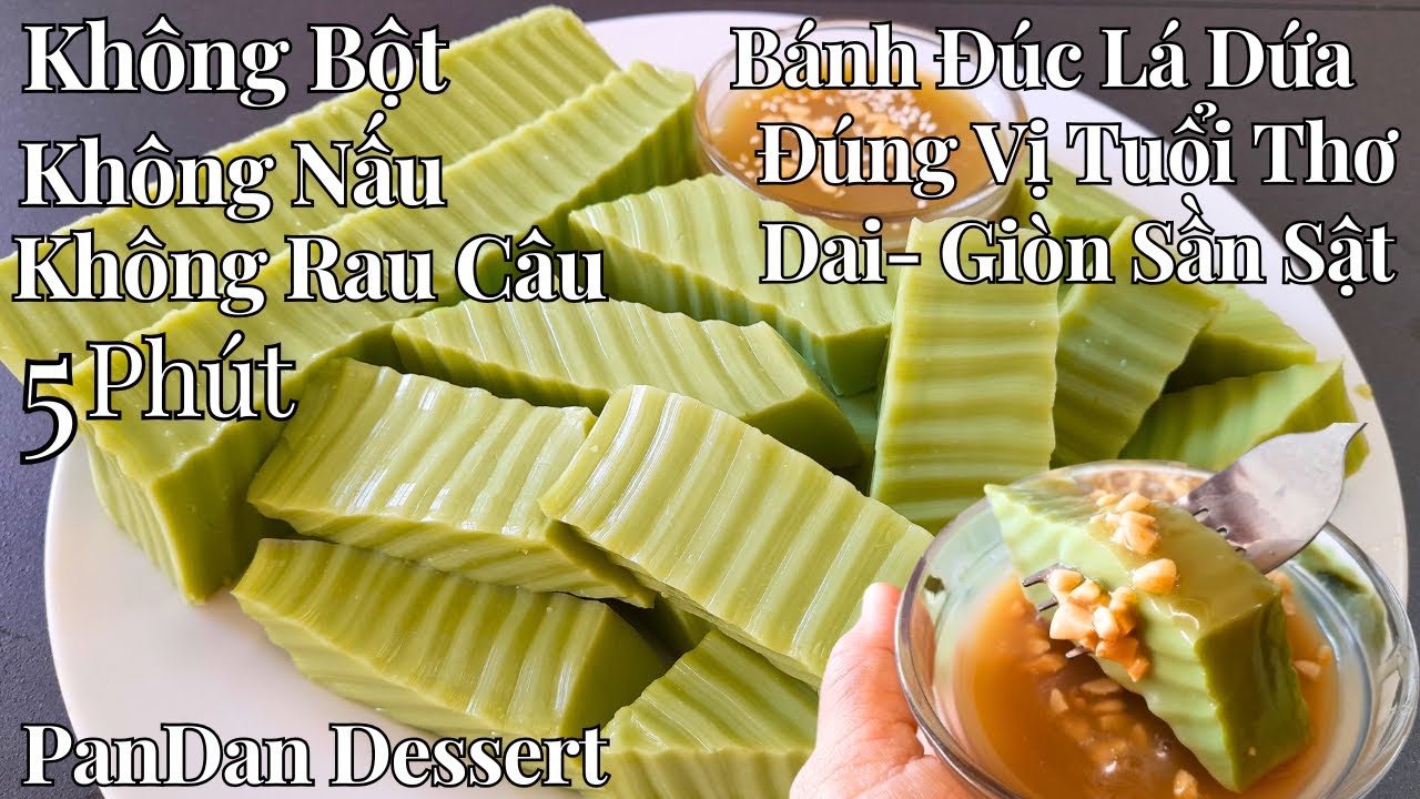 No Cooking Needed, No Flour| Refreshing Pandan Dessert Ready in Just 5 ...