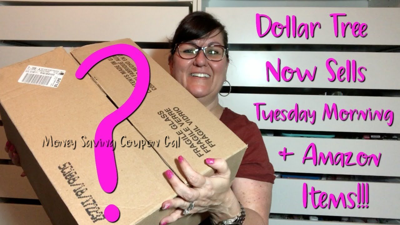 DOLLAR TREE NOW SELLS TUESDAY MORNING & AMAZON ITEMS!!! - YouTube