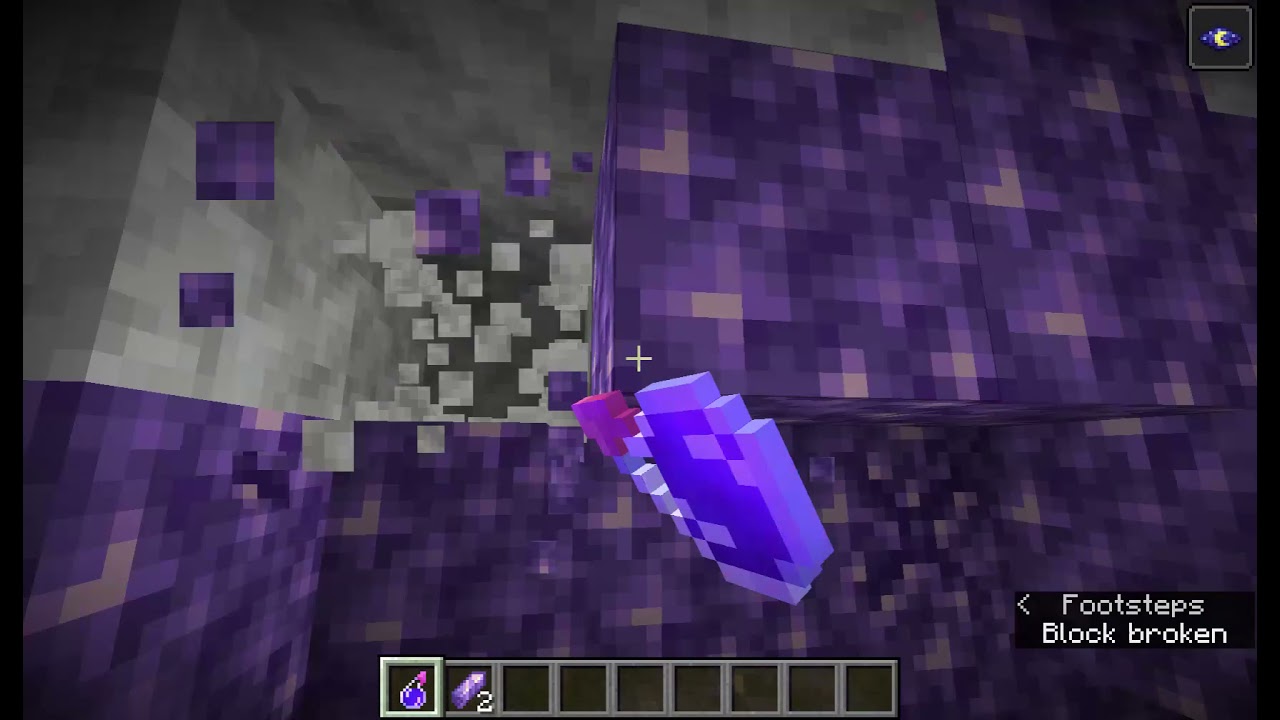 1.17 minecraft crystal block breaking sounds and music - YouTube