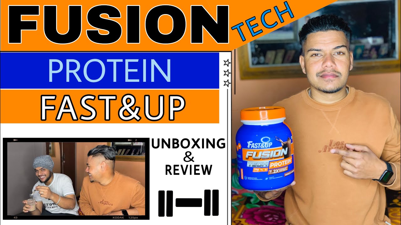 Fast & up fusion tech protein review | Whey Protein & Plant Protein Powder Combination | - YouTube