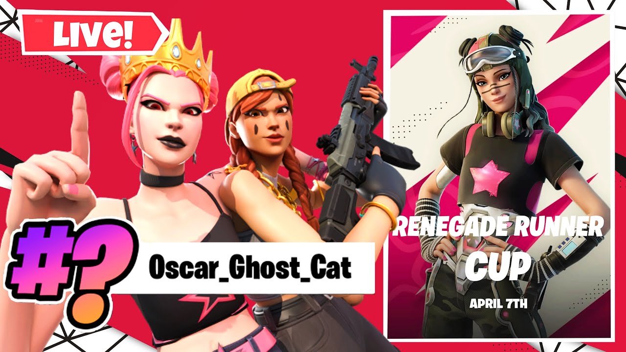 🔴 Live | Fortnite Renegade Runner Cup | FREE SKIN! | EU Duos Tournament ...