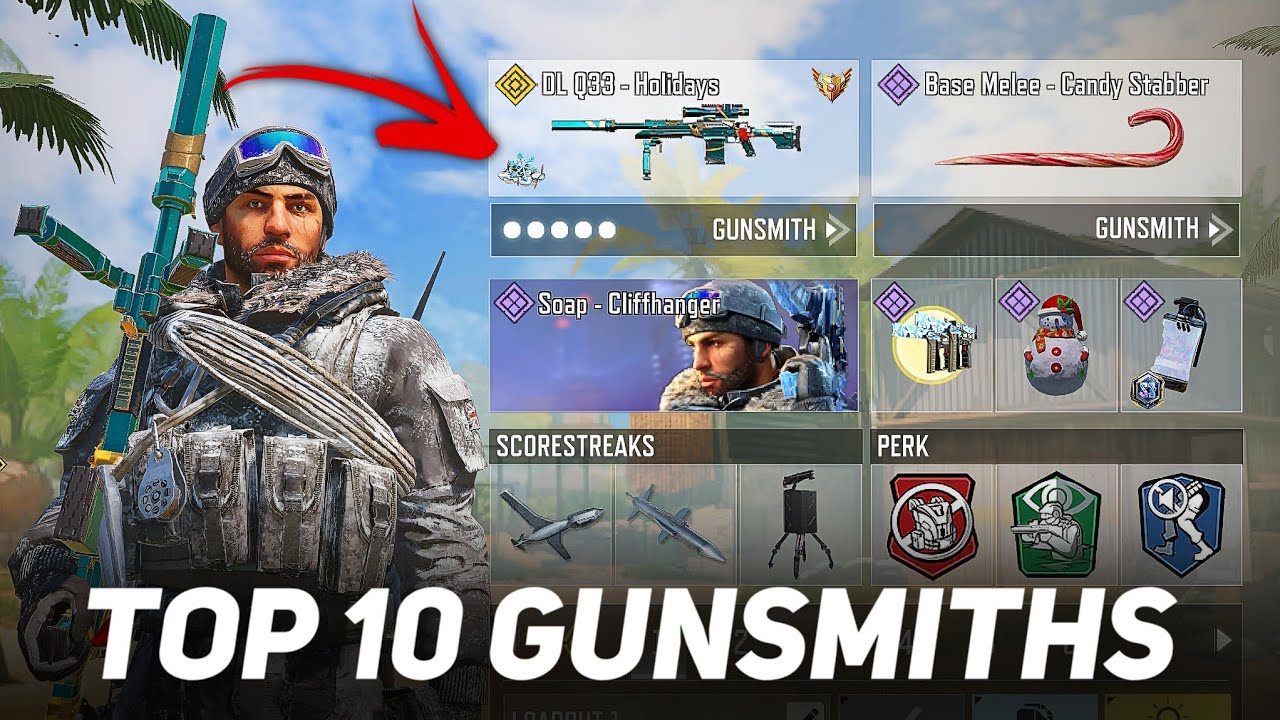 TOP 10 Gunsmiths For Season 11 ️⛄ - YouTube