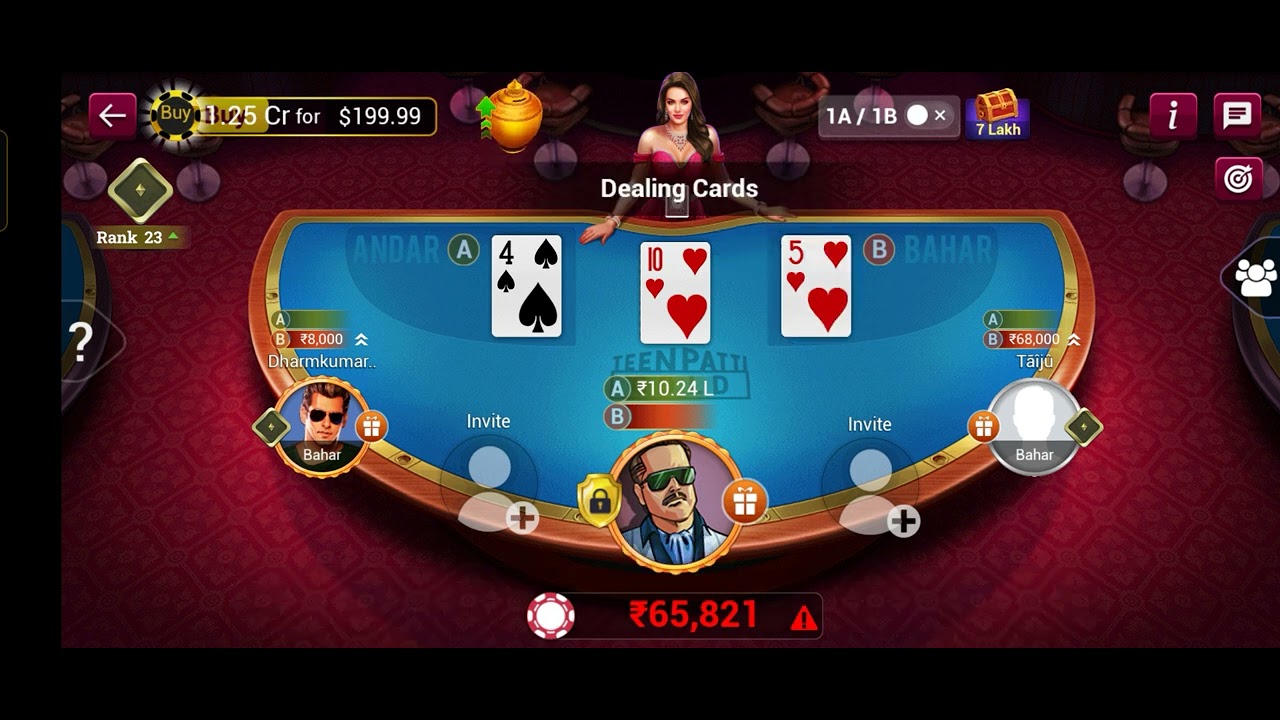 Teen patti gold big Win - YouTube