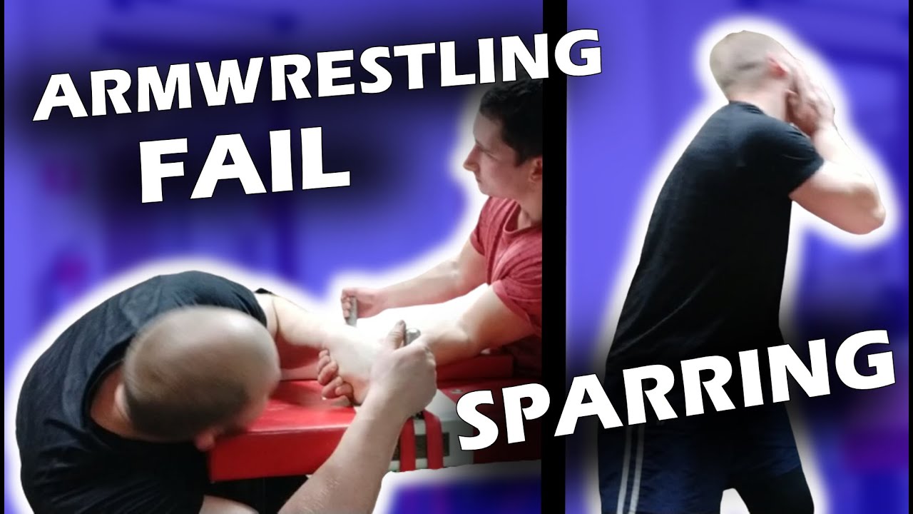EPIC FAIL in ARM WRESTLING sparring session - YouTube