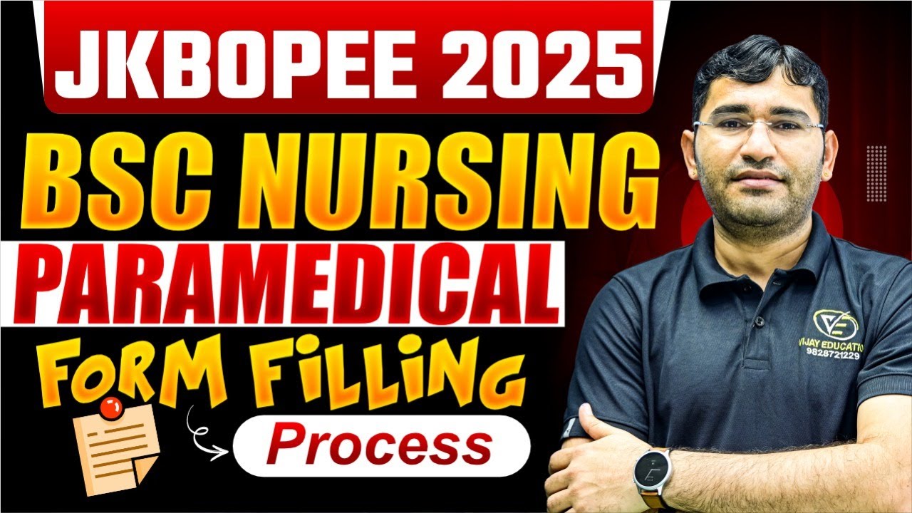 JKBOPEE 2025 Form Filling Process | JKBOPEE Nursing 2025 Form Start ...