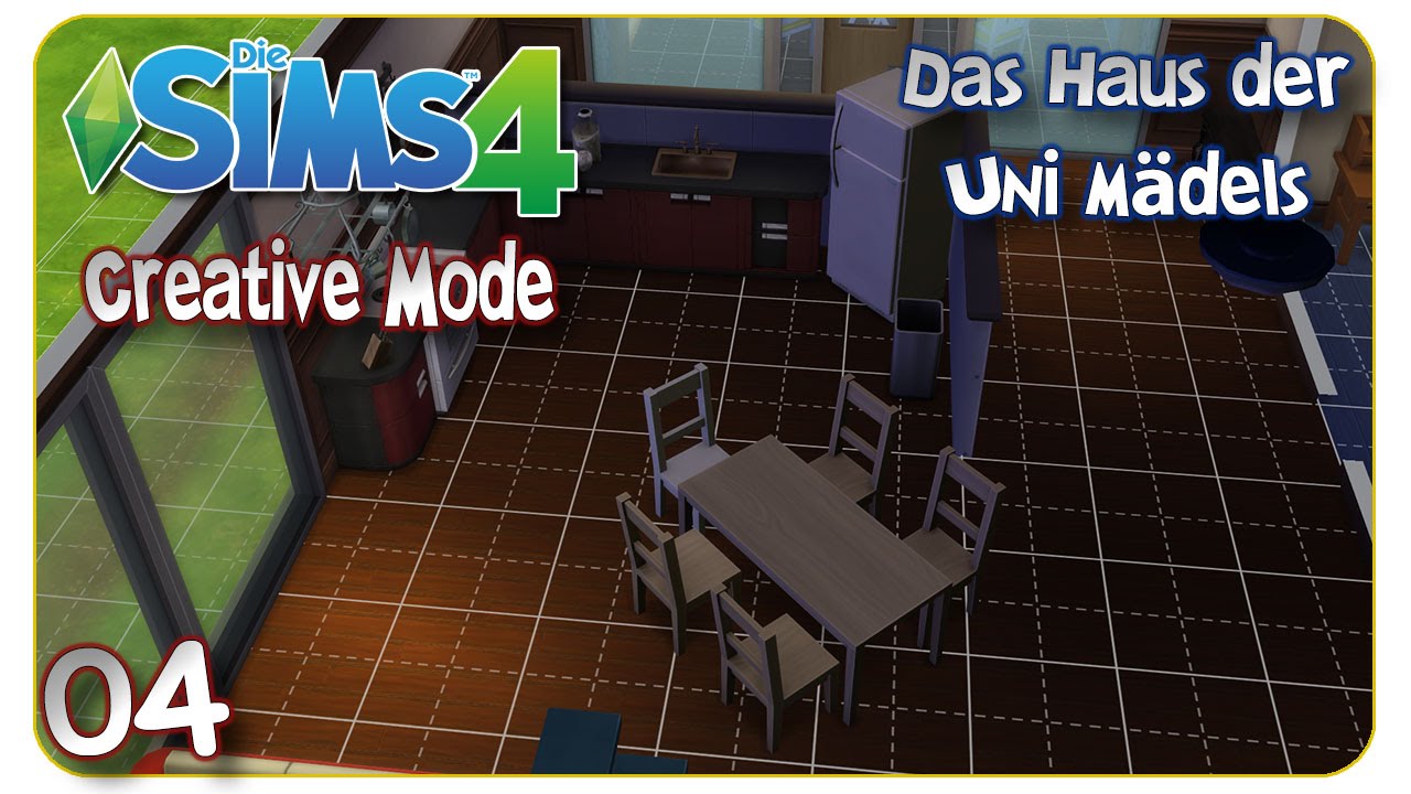 Die Sims 4 - Creative Mode: Das Haus der Uni Mädels #04 Die Einrichtung ...