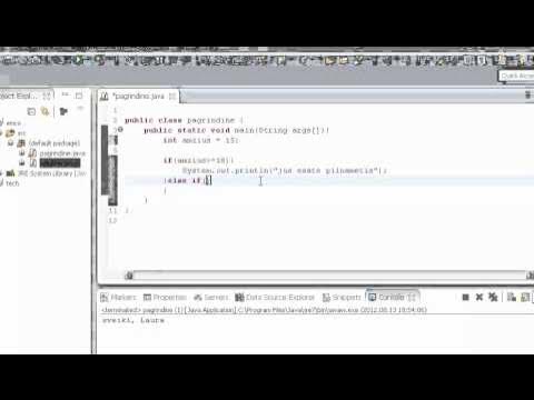 Java programavimo pamoka 14 - else if sakinys - YouTube