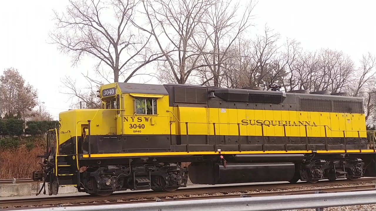 10 years away, NYSW 3040 back in NJ - YouTube