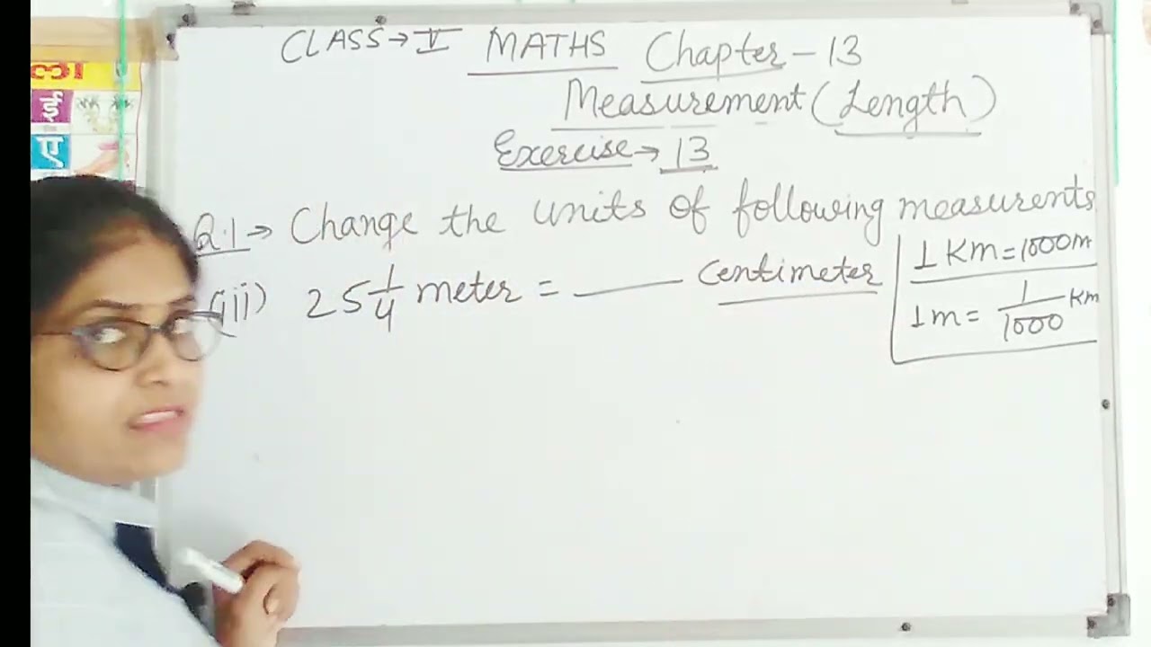 Class - 5, Ex 13, Q 1 - Measurement (Length) - NCERT Maths - Chapter 13 ...