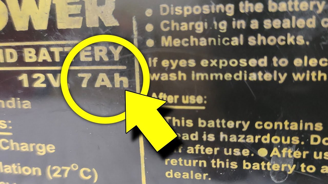 Battery Me Ah Kya Hota Hai | Inverter Battery Me Ah Ka Matlab Kya Hota ...