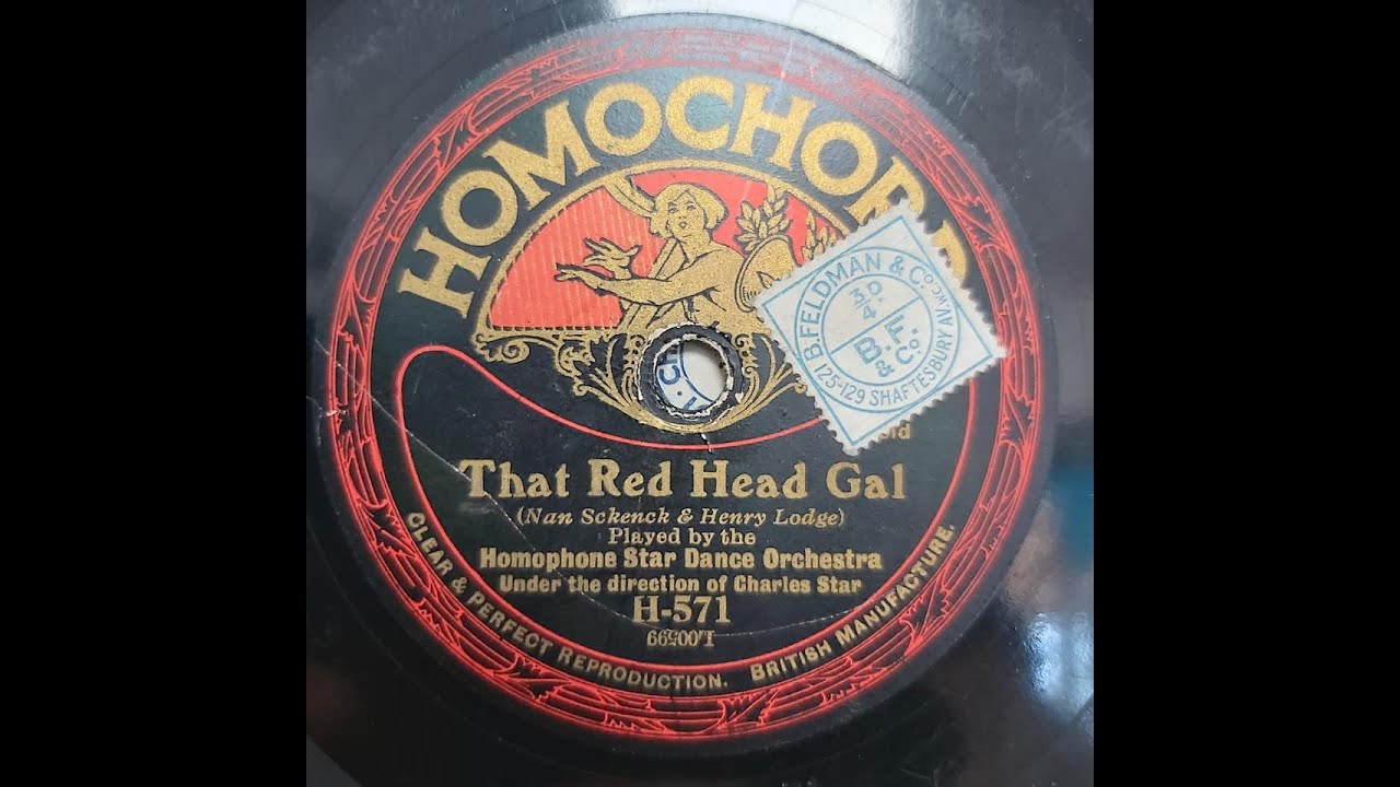 THAT RED HEAD GIRL Homophone Star Dance Orchestra HOMOCHORD H571 - YouTube