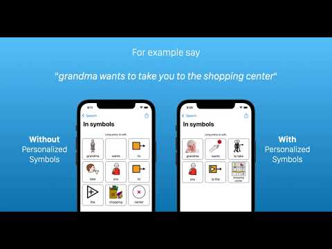 Speech to Symbol ~ How to use Personalized Symbols - YouTube